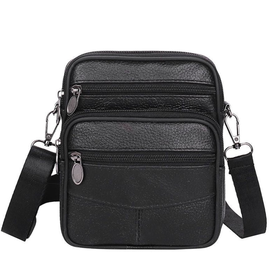 Bolsa Transversal Masculina Couro Legítimo